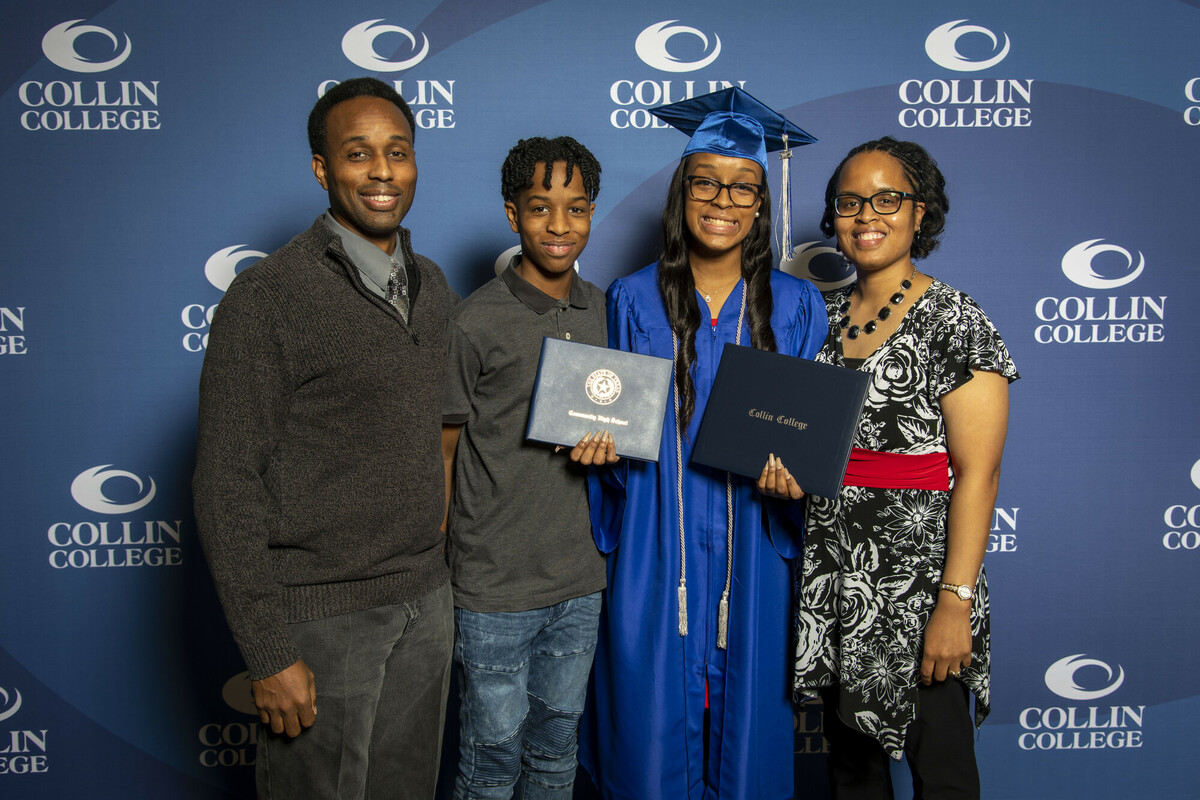 High School Students Graduate with Collin College Degrees | Collin College